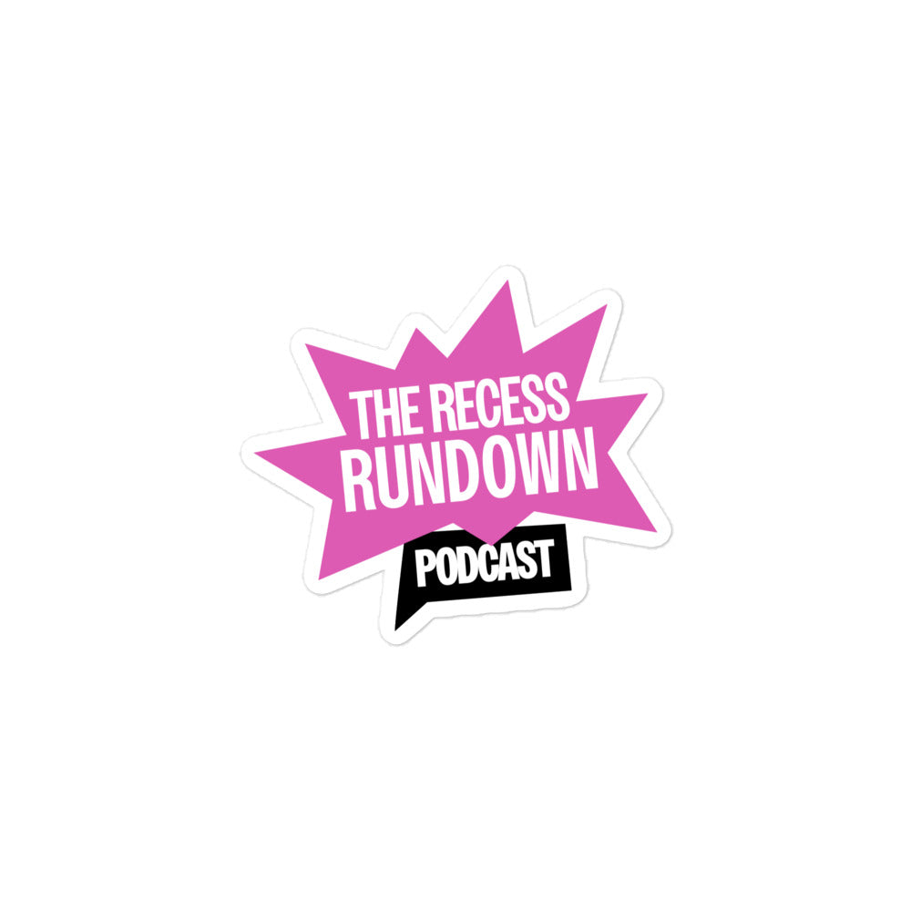 Recess Rundown sticker – Recess Merch